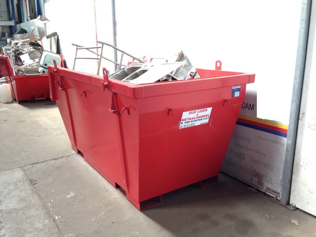 Container service – Oud ijzer en metaalhandel van Schoten Emmeloord